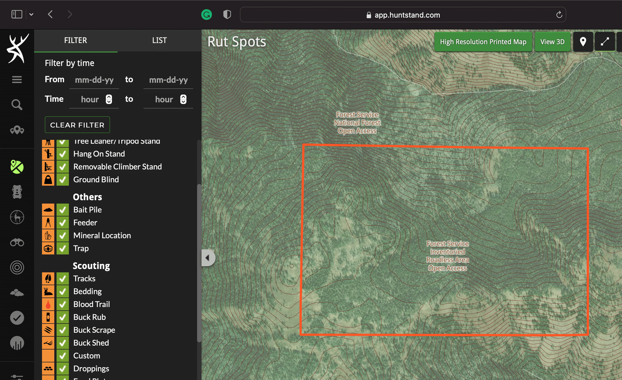Find Public-Land Deer Hotspots on the Fly with HuntStand Pro - HuntStand